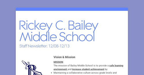 Rickey C. Bailey Middle School