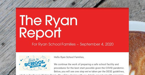 The Ryan Report | Smore Newsletters