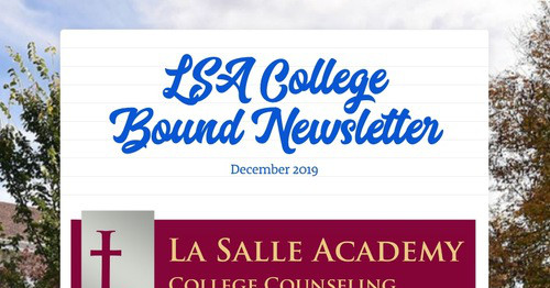 LSA College Bound Newsletter | Smore Newsletters
