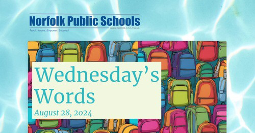 Wednesday's Words | Smore Newsletters