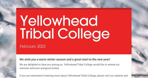 Yellowhead Tribal College | Smore Newsletters for Business