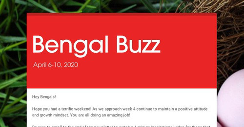 Bengal Buzz | Smore Newsletters