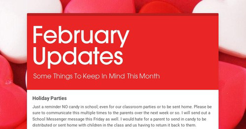 February Updates | Smore Newsletters
