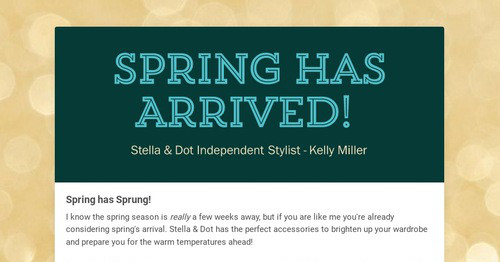 Spring Has Arrived! | Smore Newsletters