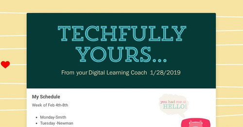 Techfully Yours... | Smore Newsletters