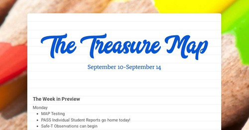 The Treasure Map | Smore Newsletters for Business
