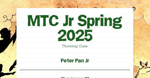 MTC Jr Spring 2025 | Smore Newsletters for Education