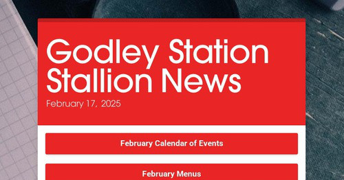 Godley Station Stallion News | Smore Newsletters for Education
