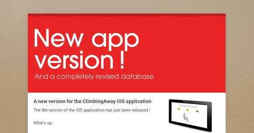 New app version ! | Smore Newsletters