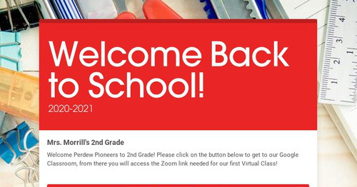 Welcome Back to School! | Smore Newsletters