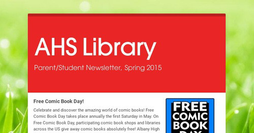 AHS Library | Smore Newsletters