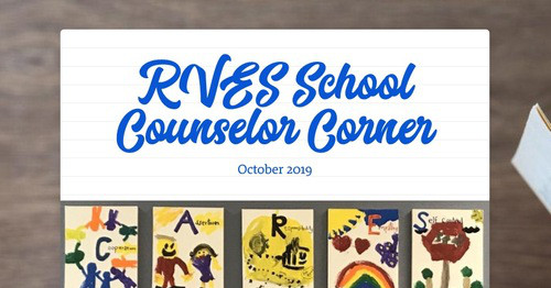 RVES School Counselor Corner | Smore Newsletters
