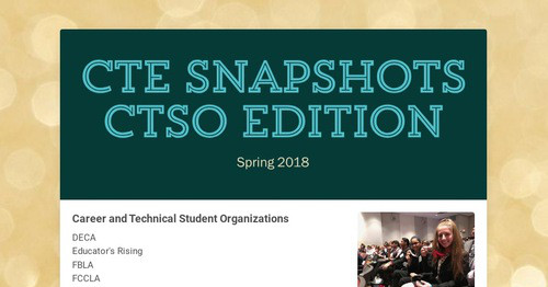 CTE Snapshots CTSO Edition