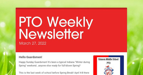 PTO Weekly Newsletter | Smore Newsletters for Education
