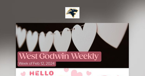 West Godwin Weekly | Smore Newsletters for Education