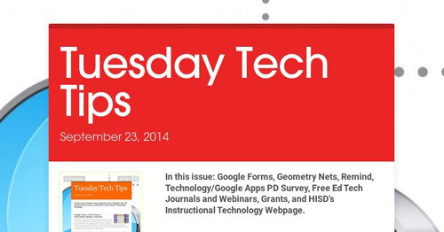 Tuesday Tech Tips | Smore Newsletters