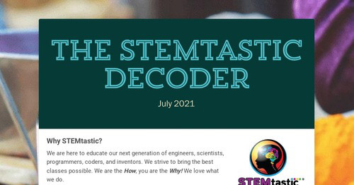 The STEMtastic Decoder | Smore Newsletters