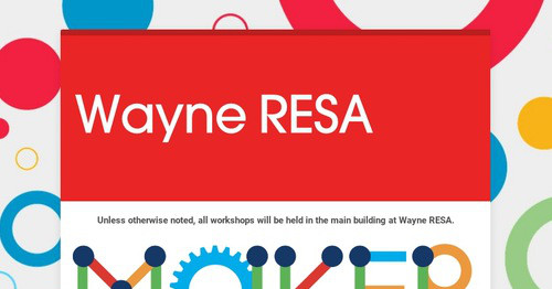 Wayne RESA | Smore Newsletters