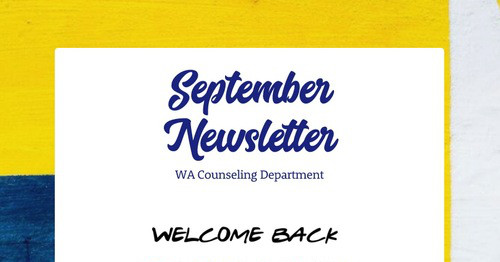 September Newsletter