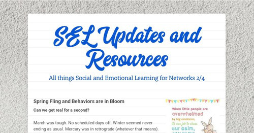 SEL Updates and Resources | Smore Newsletters