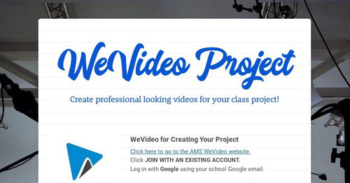 WeVideo Project