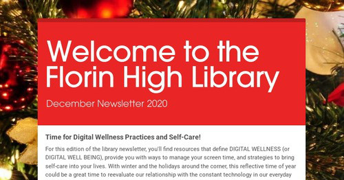 Welcome to the Florin High Library
