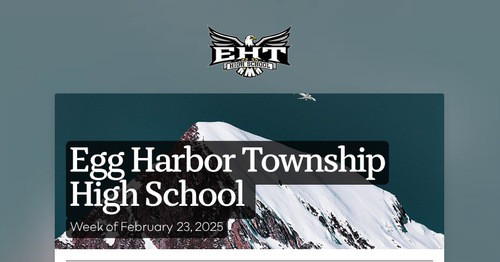 Egg Harbor Township High School | Smore Newsletters