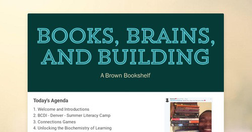 Books, Brains, and Building | Smore Newsletters