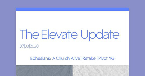 The Elevate Update | Smore Newsletters