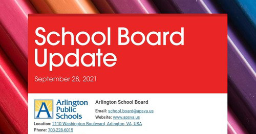 School Board Update | Smore Newsletters for Education