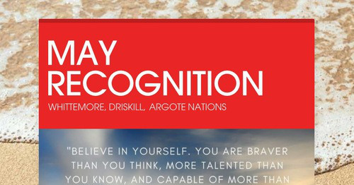 MAY RECOGNITION