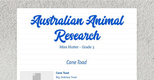 Australian Animal Research | Smore Newsletters