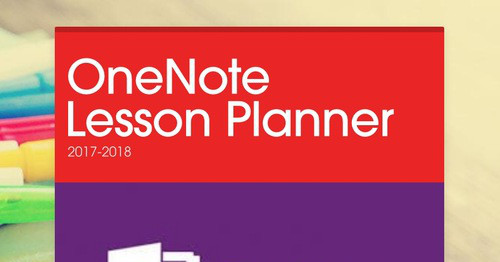 OneNote Lesson Planner | Smore Newsletters