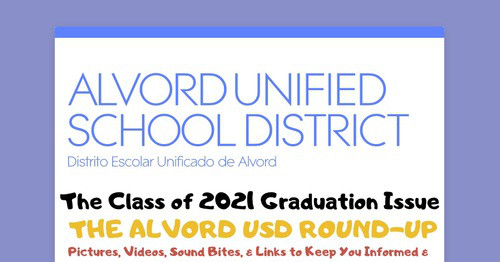 ALVORD UNIFIED SCHOOL DISTRICT