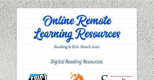 Online Remote Learning Resources | Smore Newsletters