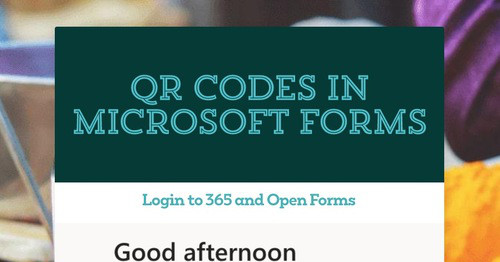 QR Codes in Microsoft Forms | Smore Newsletters