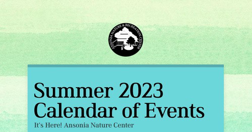Summer 2023 Calendar of Events | Smore Newsletters for Education