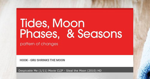 Tides, Moon Phases, & Seasons | Smore Newsletters