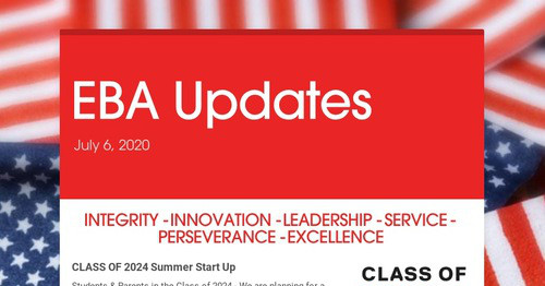 EBA Updates | Smore Newsletters for Education