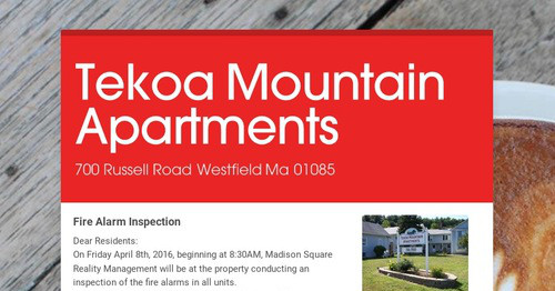 Tekoa Mountain Apartments | Smore Newsletters
