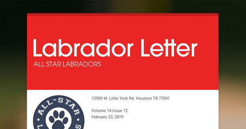 Labrador Letter | Smore Newsletters for Education