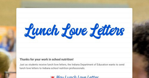 Lunch Love Letters