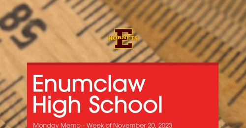 Enumclaw High School | Smore Newsletters