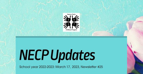 NECP Updates | Smore Newsletters