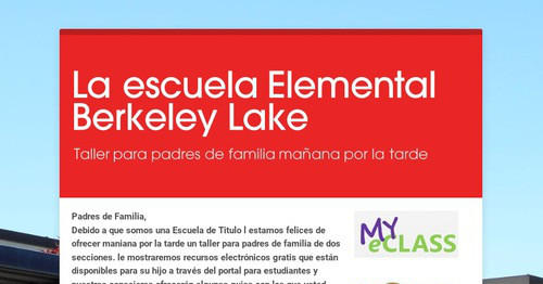 La escuela Elemental Berkeley Lake