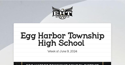 Egg Harbor Township High School | Smore Newsletters