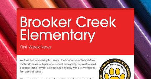 Brooker Creek Elementary | Smore Newsletters