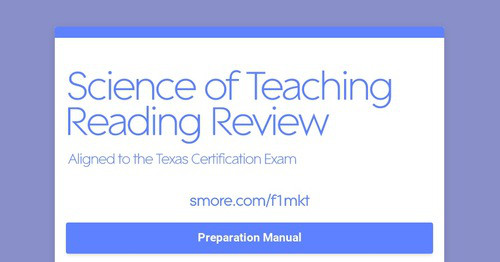 Science of Teaching Reading Review | Smore Newsletters for Education