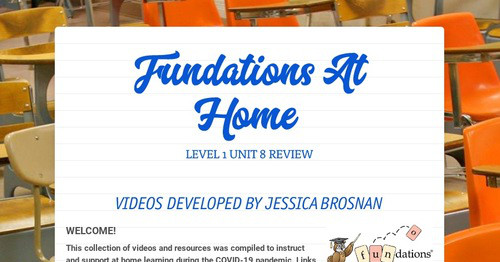 Fundations At Home | Smore Newsletters