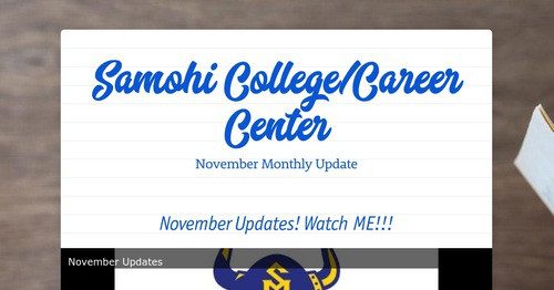 Samohi College/Career Center | Smore Newsletters
